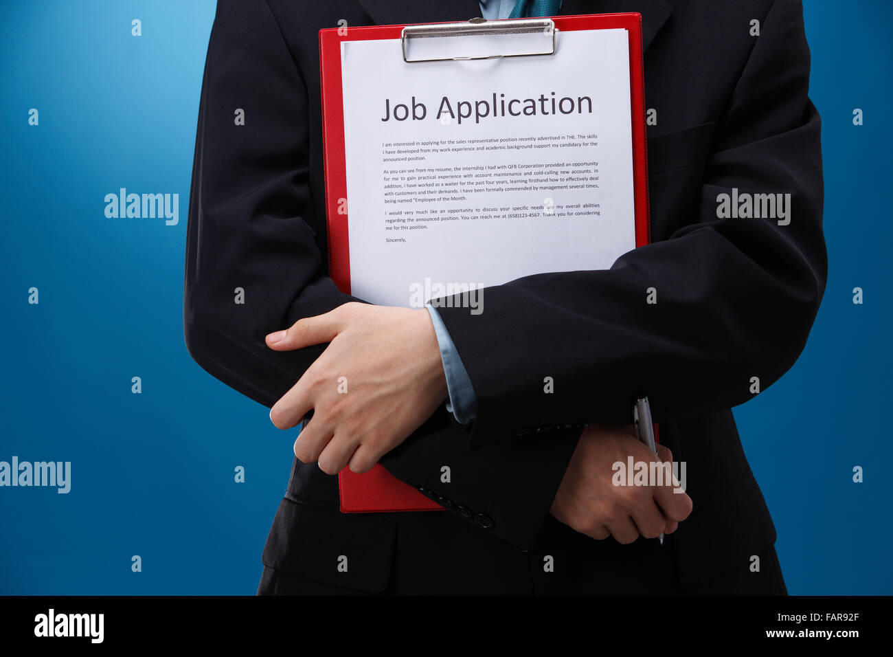Writing a cv hi-res stock photography and images - Alamy