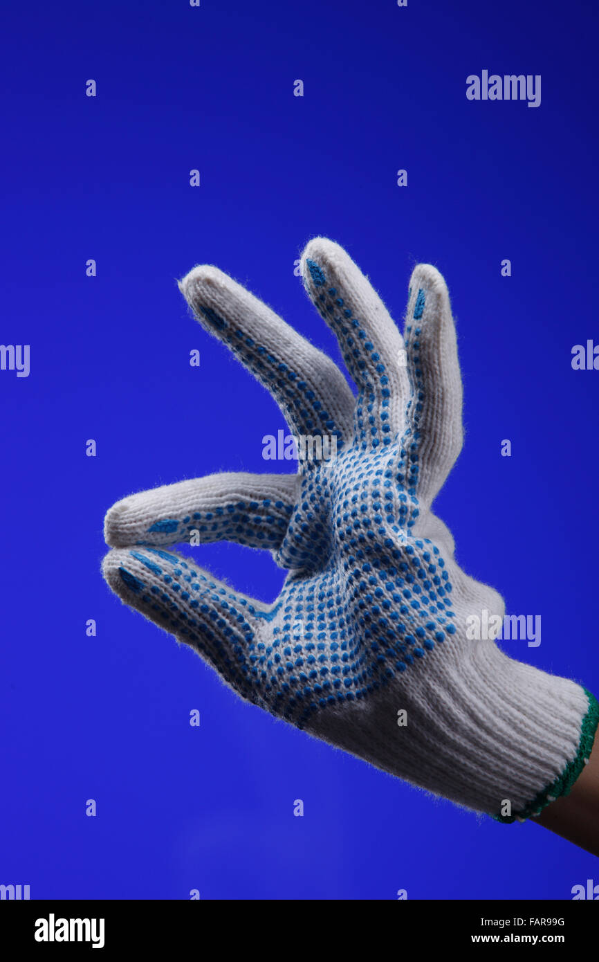 Human hand showing an OK sign Stock Photo - Alamy