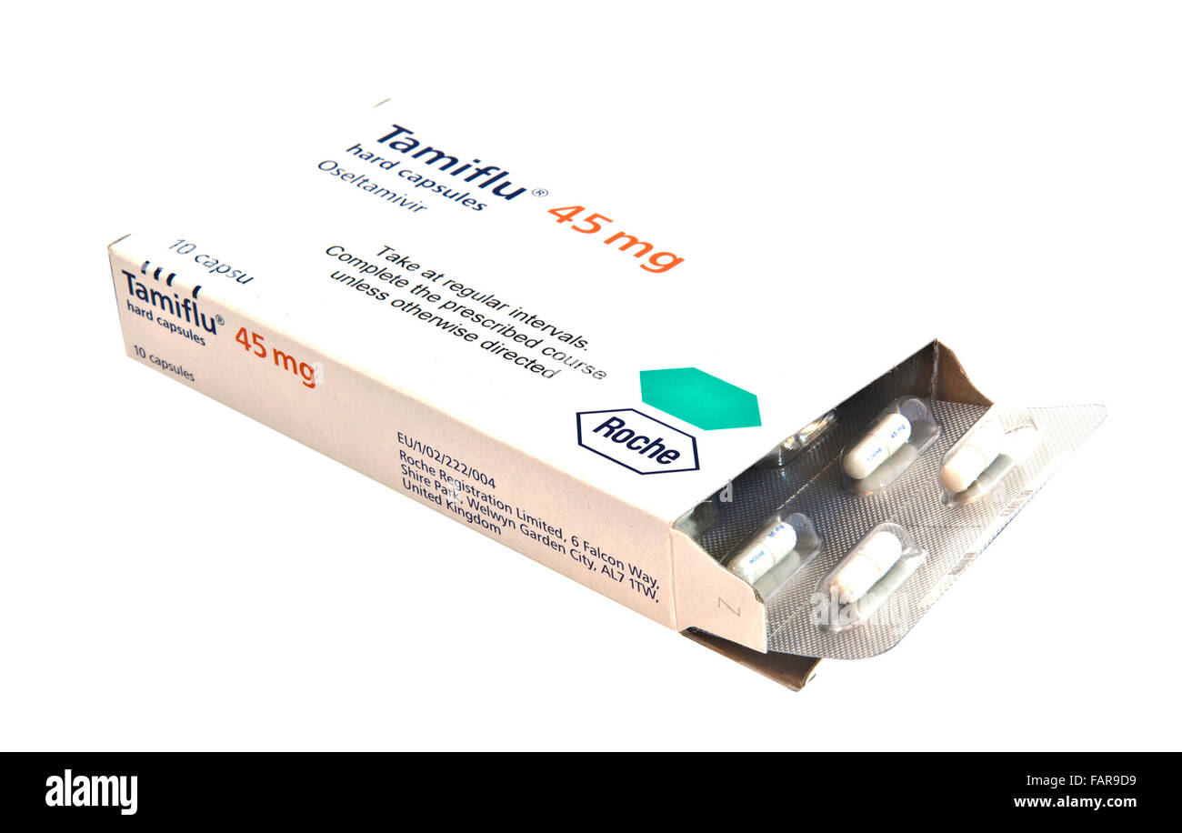 Pack of Tamiflu Tablets on a white background Stock Photo - Alamy