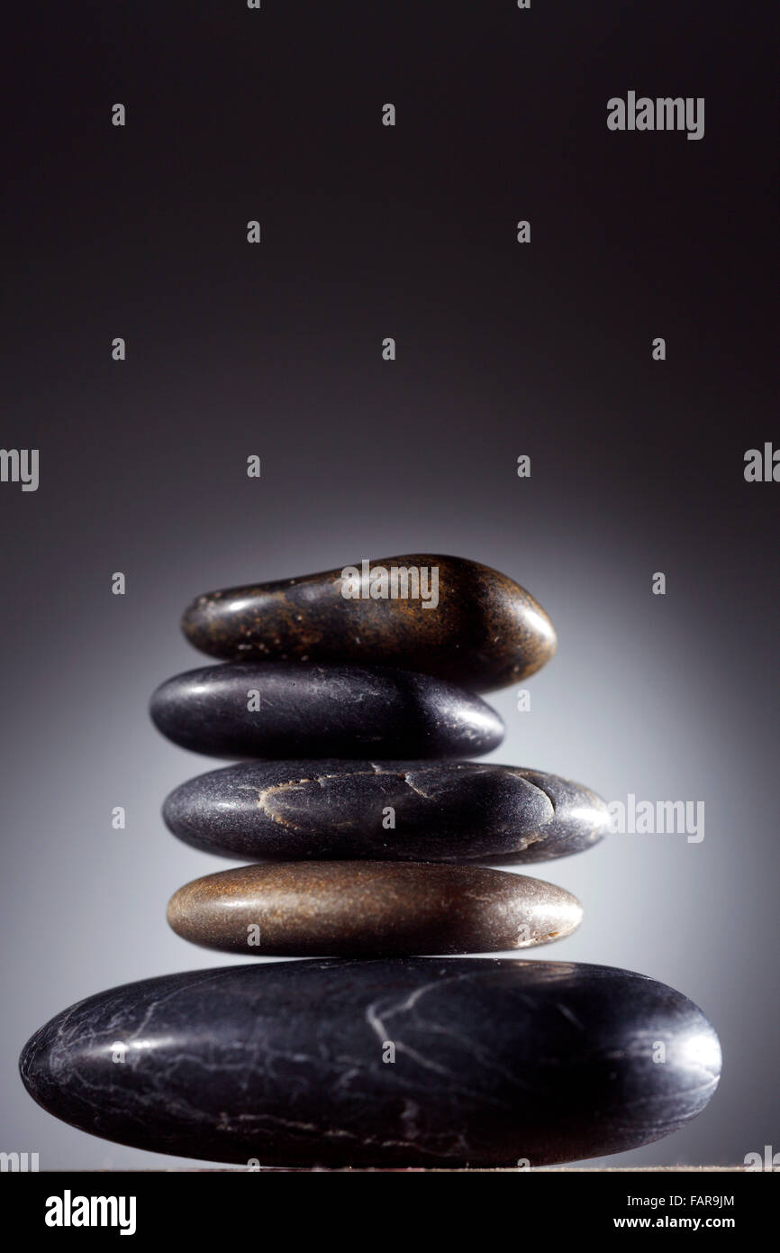 stock image of Stack of stones Stock Photo - Alamy
