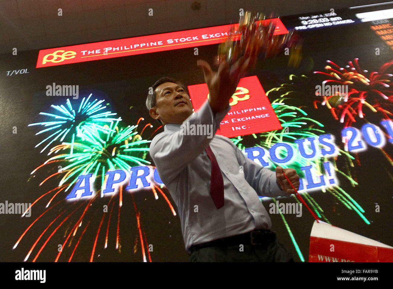 Philippine stock exchange trading floor hi-res stock photography and ...