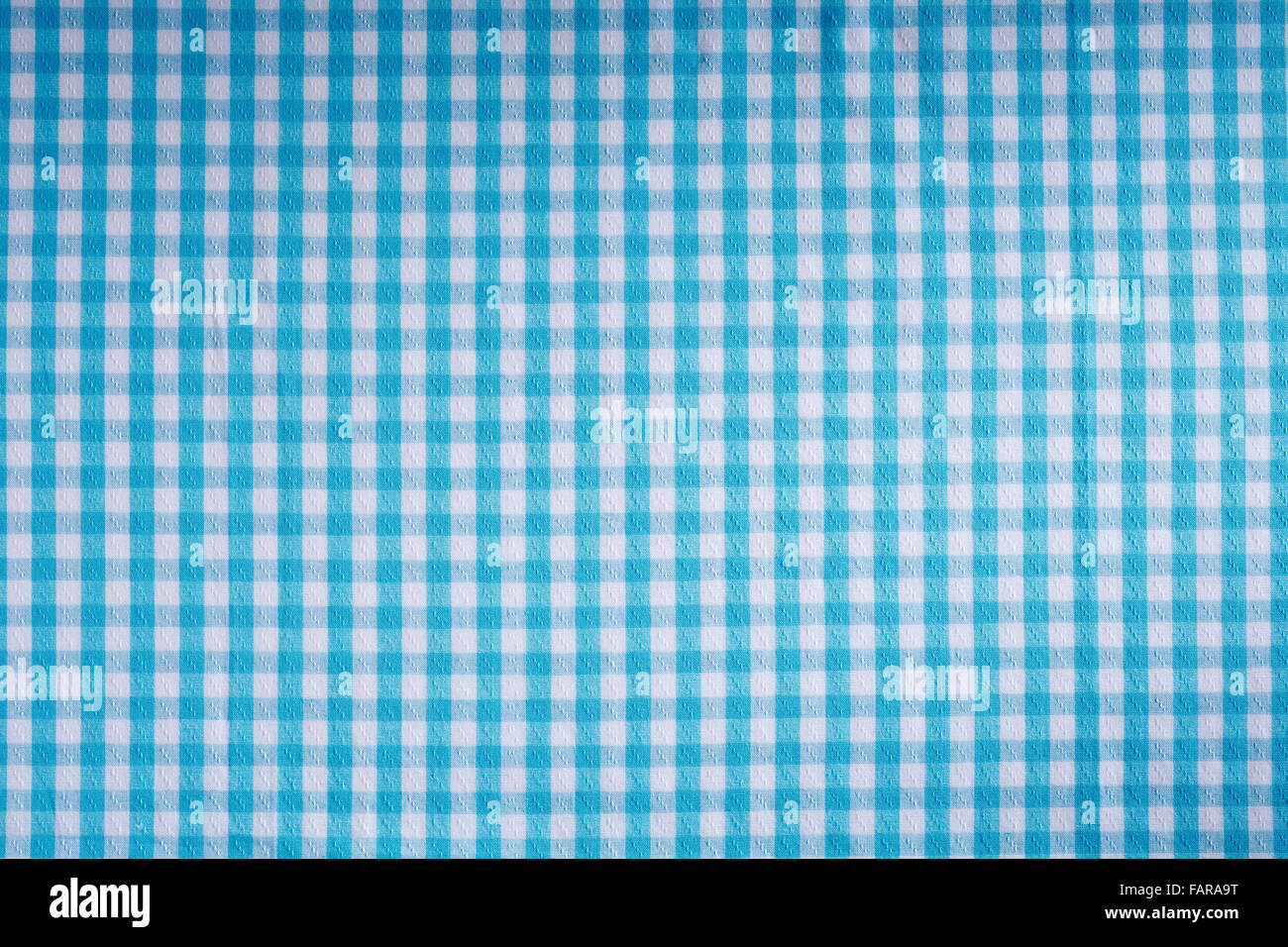 Stock image of blue checkered cloth Stock Photo - Alamy