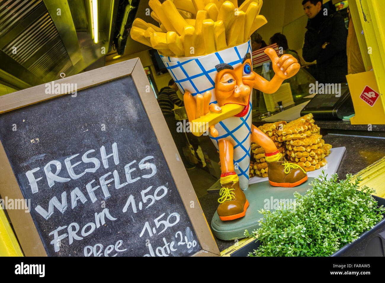 Fries shop hi-res stock photography and images - Alamy