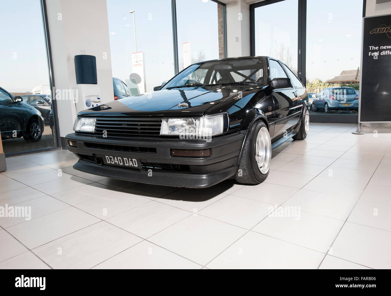 Toyota AE86 Levin modern classic car Stock Photo - Alamy