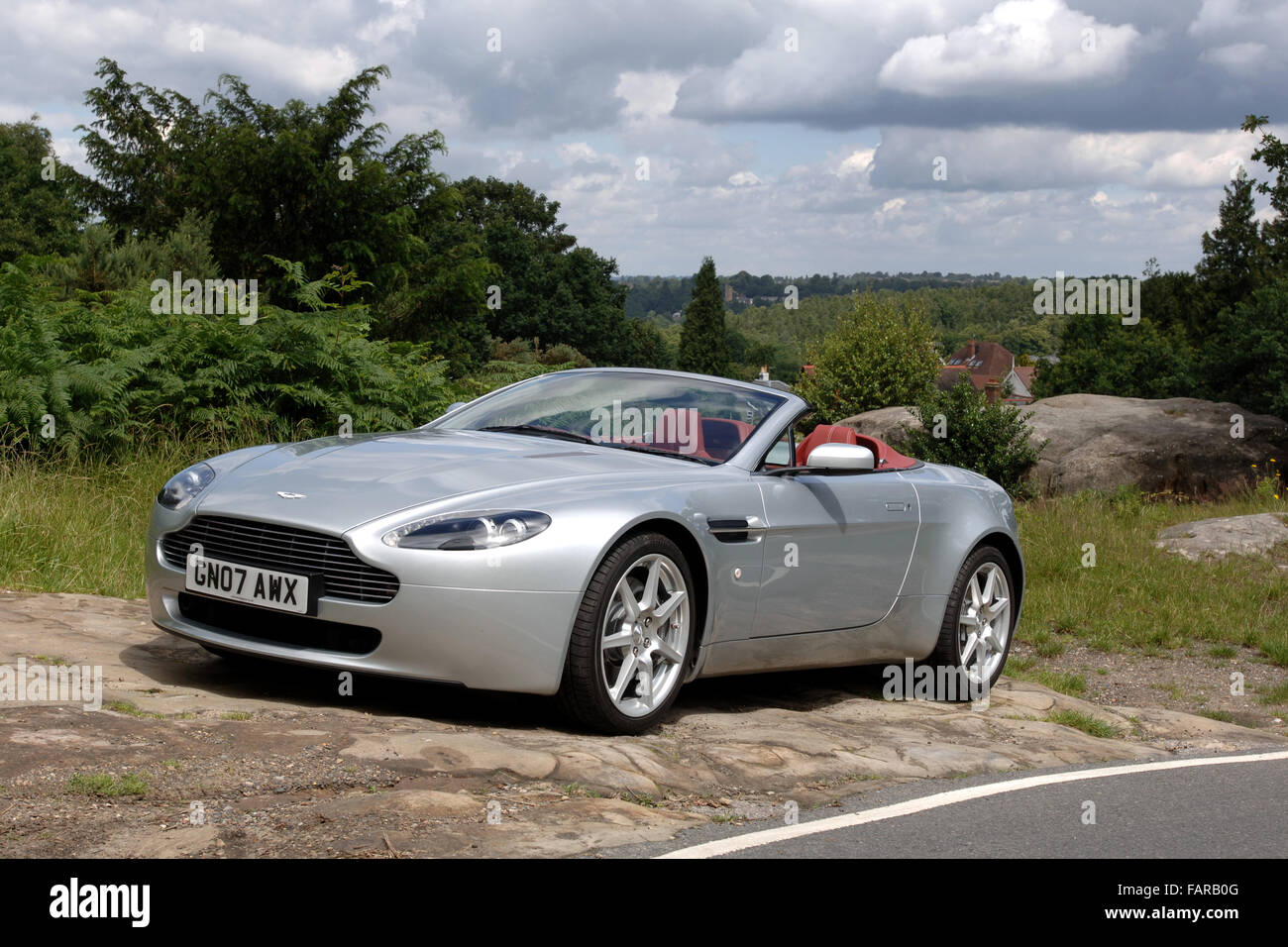 Aston martin vantage convertible hi-res stock photography and images ...