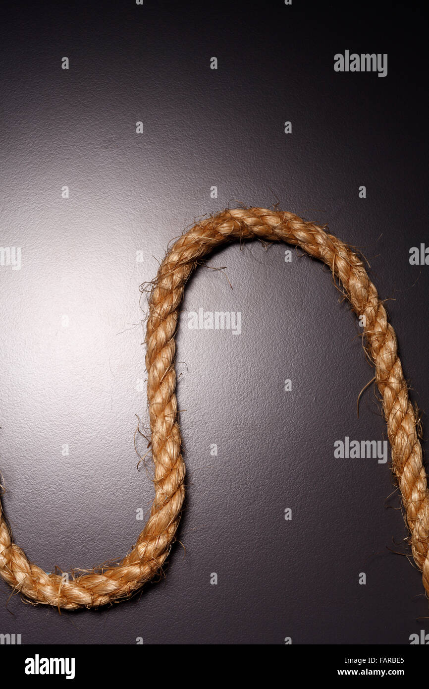 stock image of the straw rope Stock Photo - Alamy