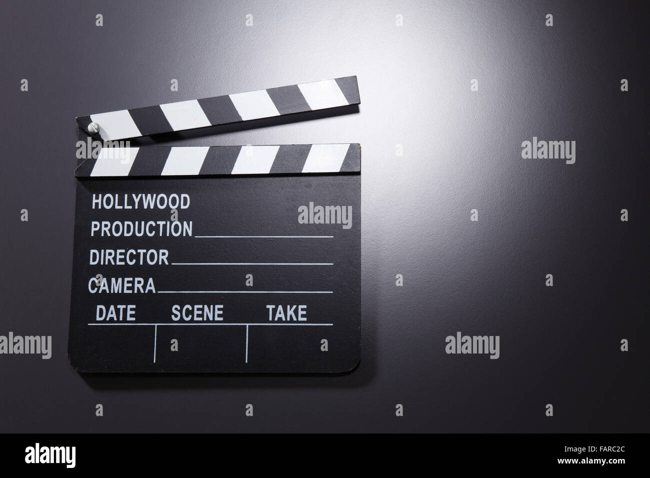 stock image of the clapboard Stock Photo - Alamy