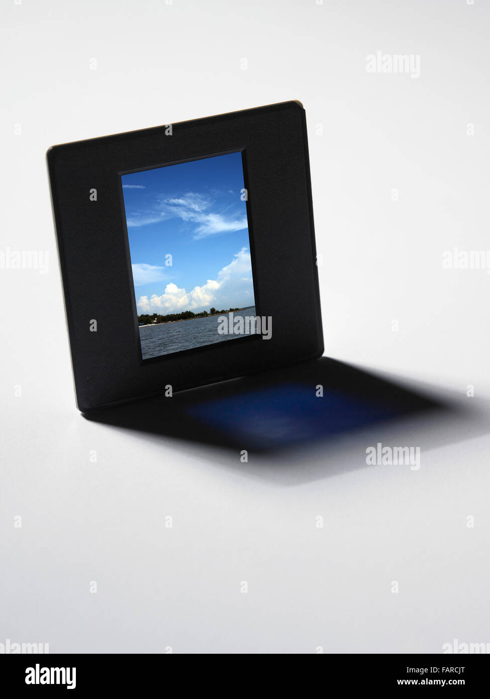 Slide isolated on white background Stock Photo - Alamy