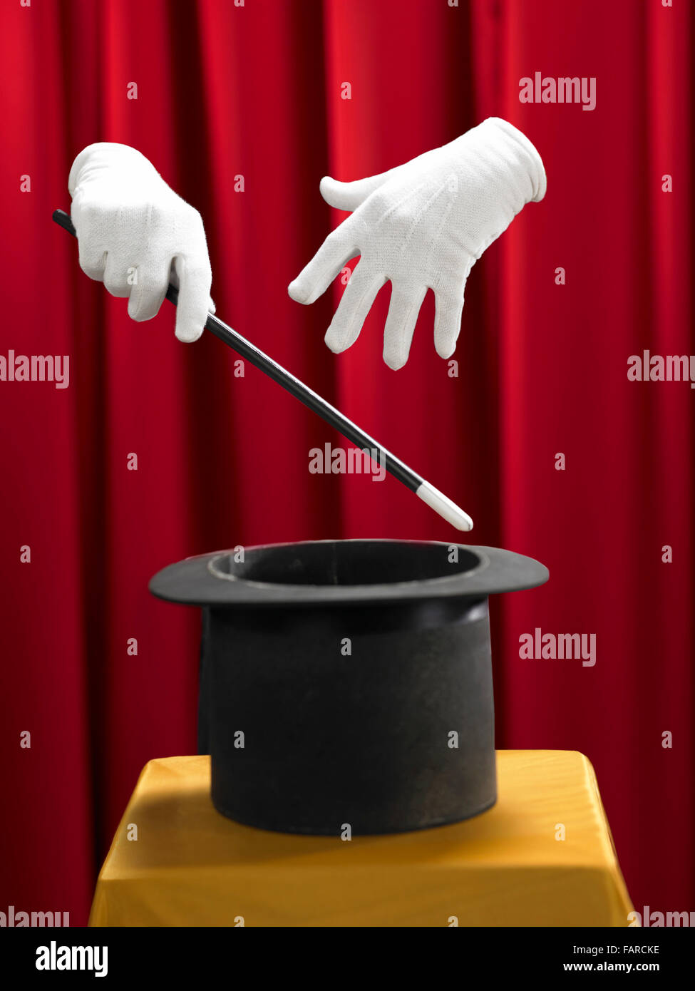 stock image of the magic show Stock Photo - Alamy
