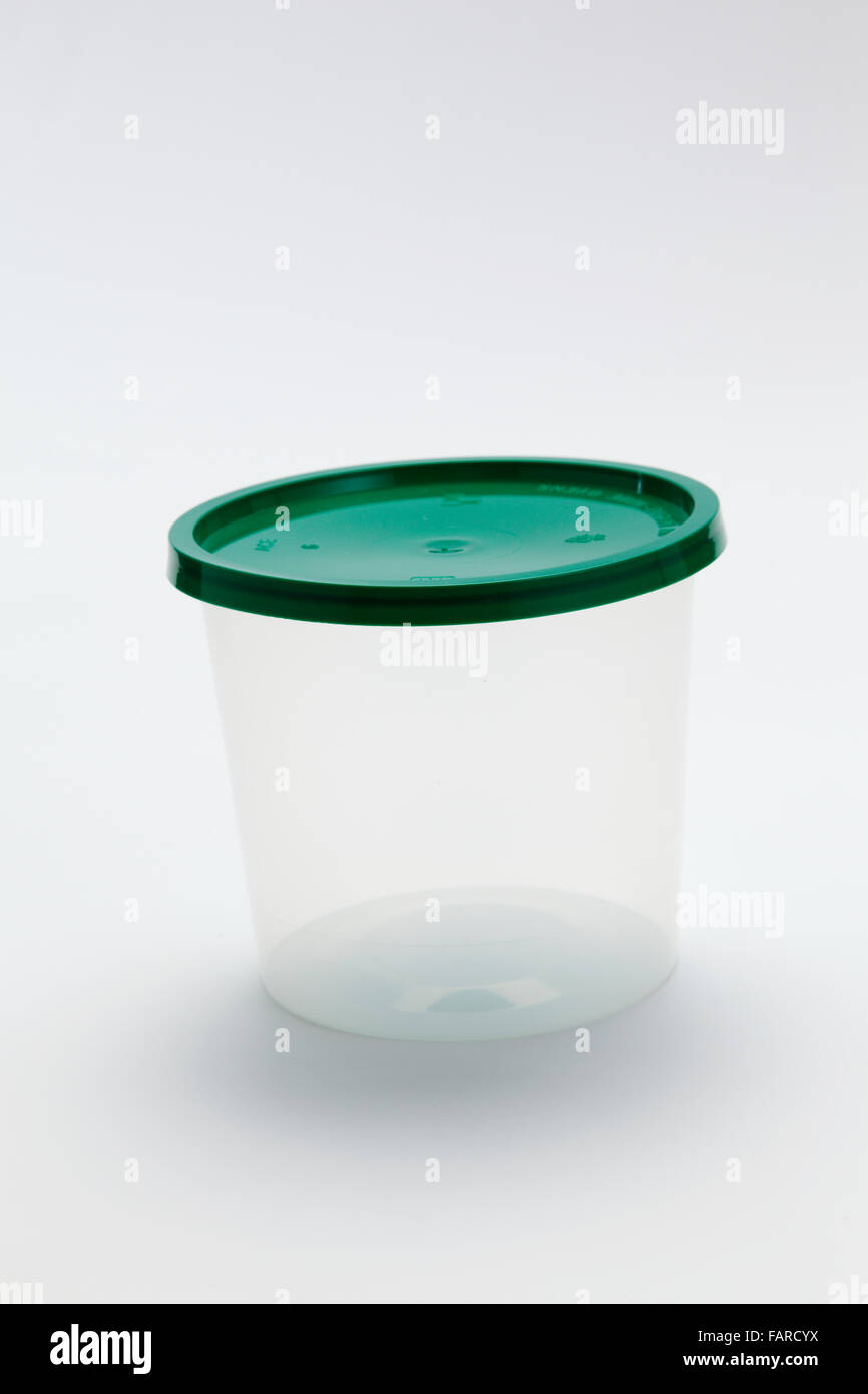 stock image of the blank plastic container Stock Photo - Alamy