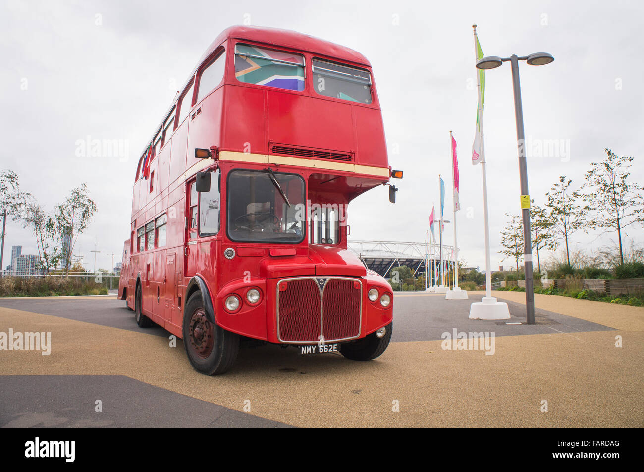 Queen Elizabeth Olympic Park, bus, doubledecker Routemaster RMA 62 ...