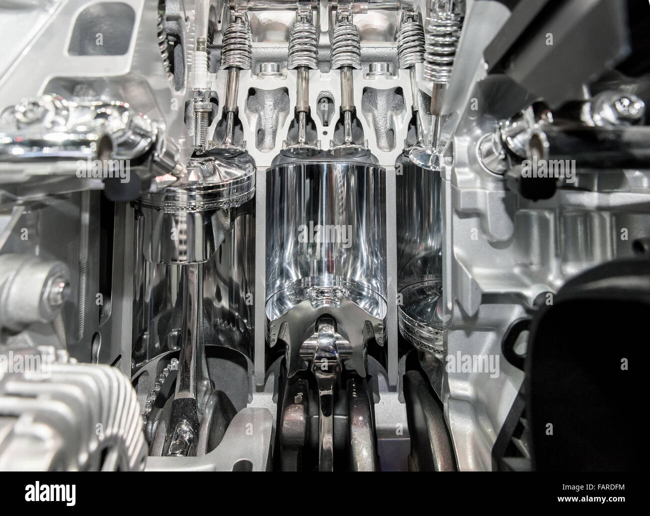 closeup on part of the car engine Stock Photo - Alamy