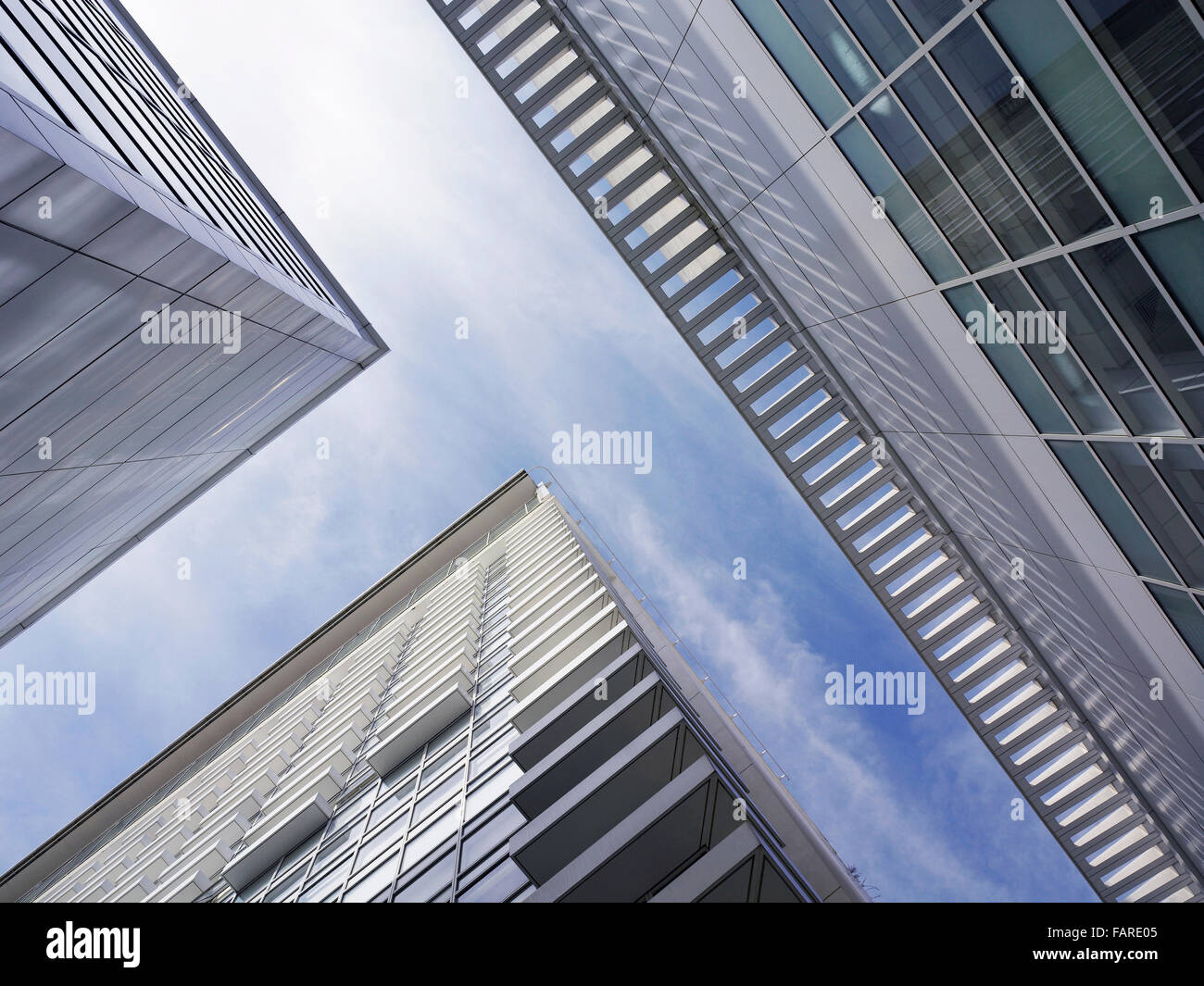 Corporate buildings in perspective Stock Photo - Alamy