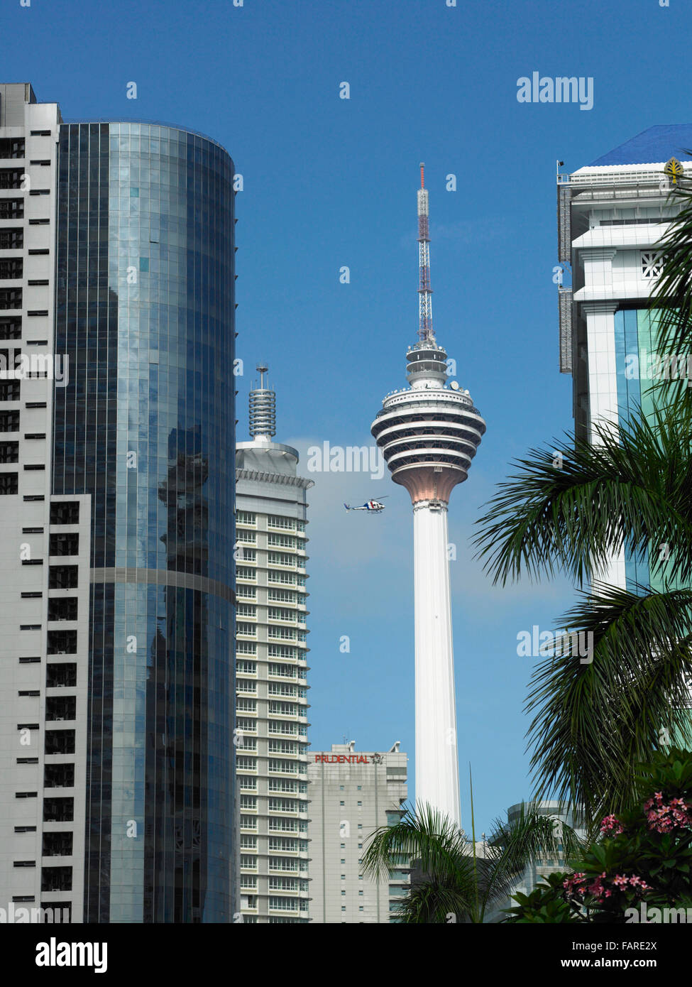 Telecommunication tower in Kuala Lumpur, Malaysia Stock Photo - Alamy