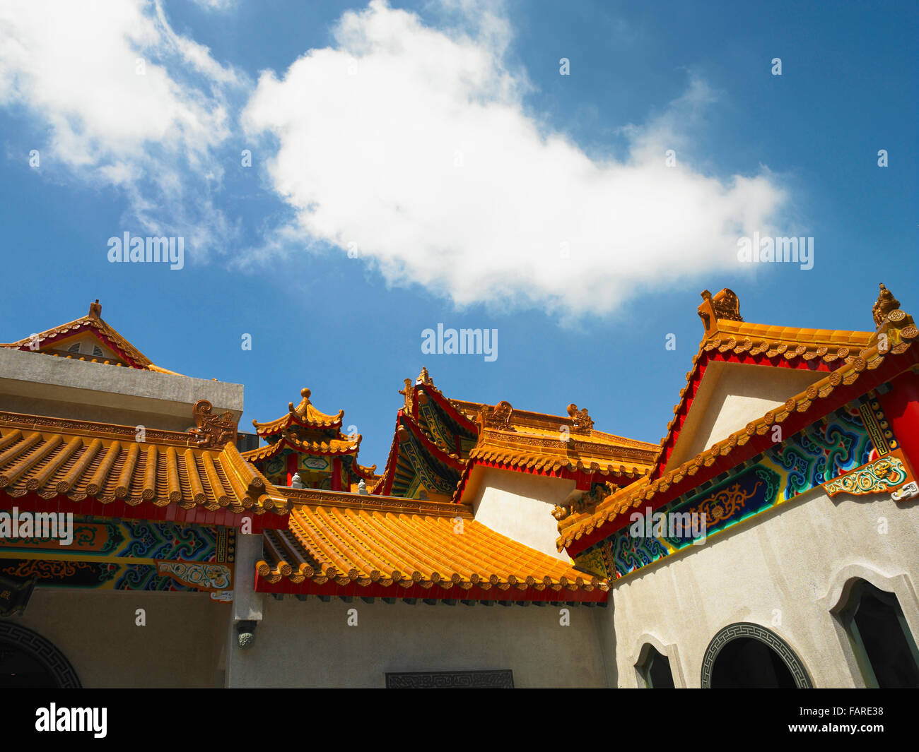 Chinese traditional Temple Stock Photo - Alamy