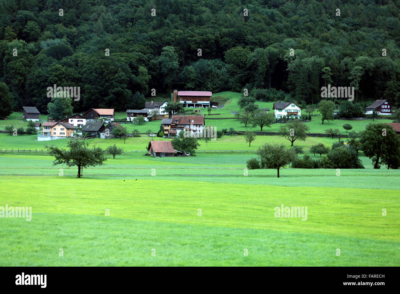 Austria Small Town Stock Photo - Alamy