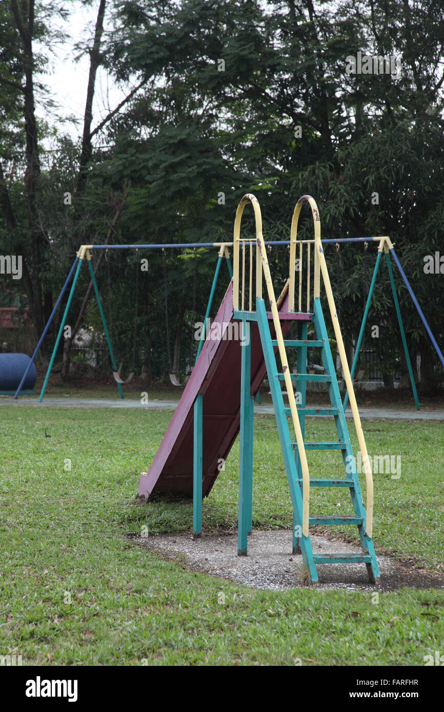 small children playground on the park Stock Photo - Alamy