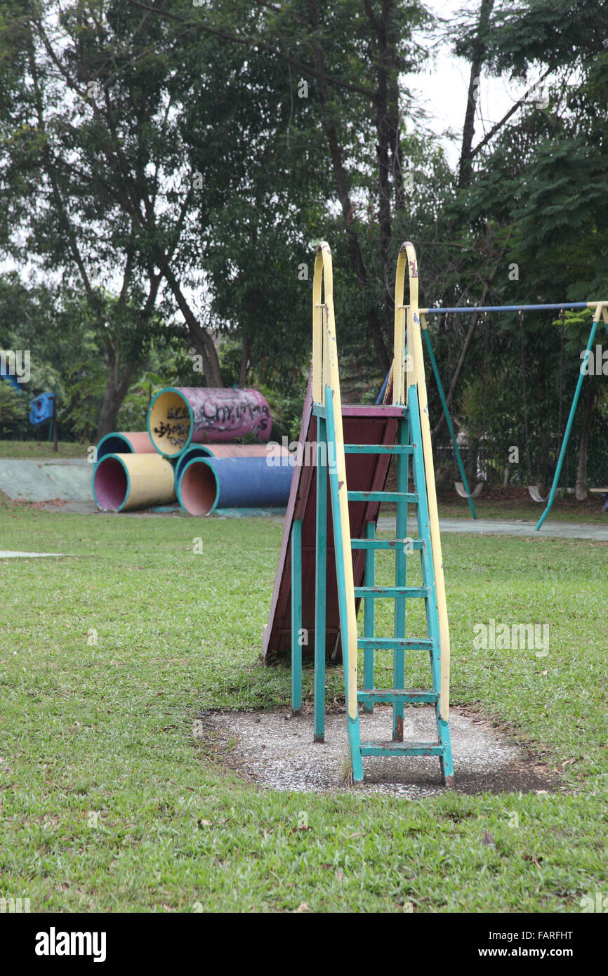 small children playground on the park Stock Photo - Alamy