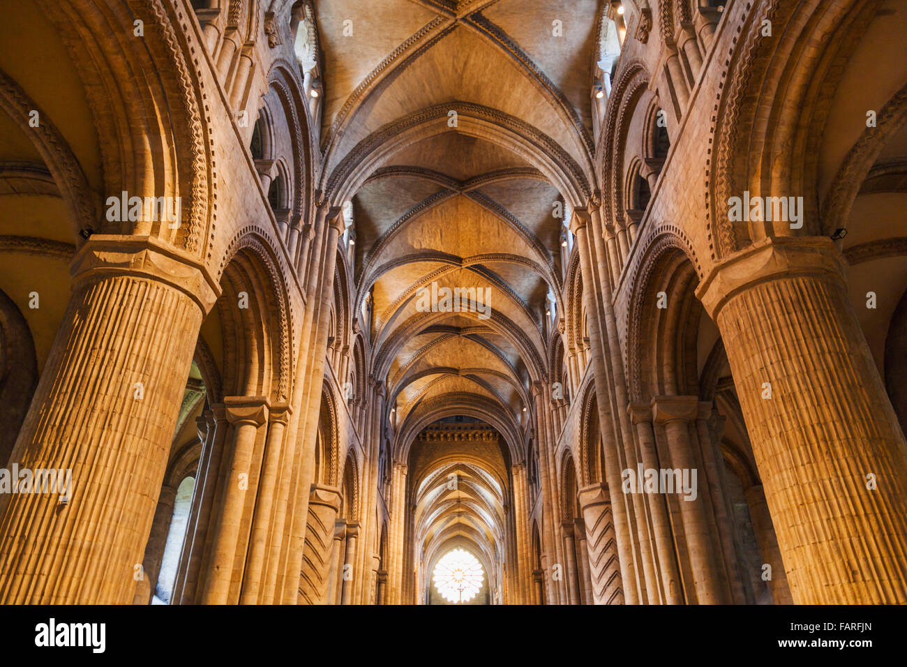 Inside durham cathedral hi-res stock photography and images - Alamy