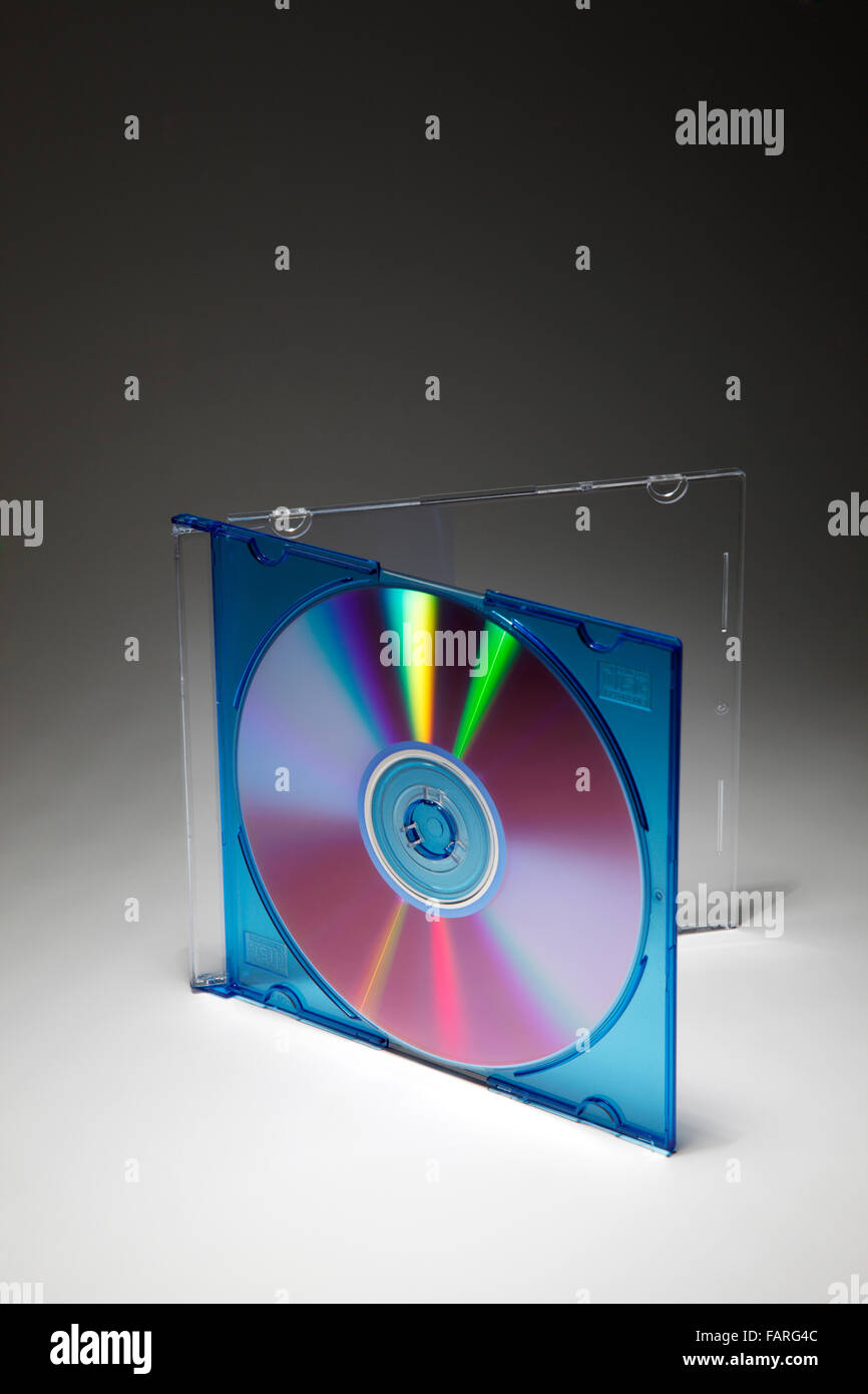 Blank CD Jewel Case. Fill it in with your own graphic Stock Photo - Alamy