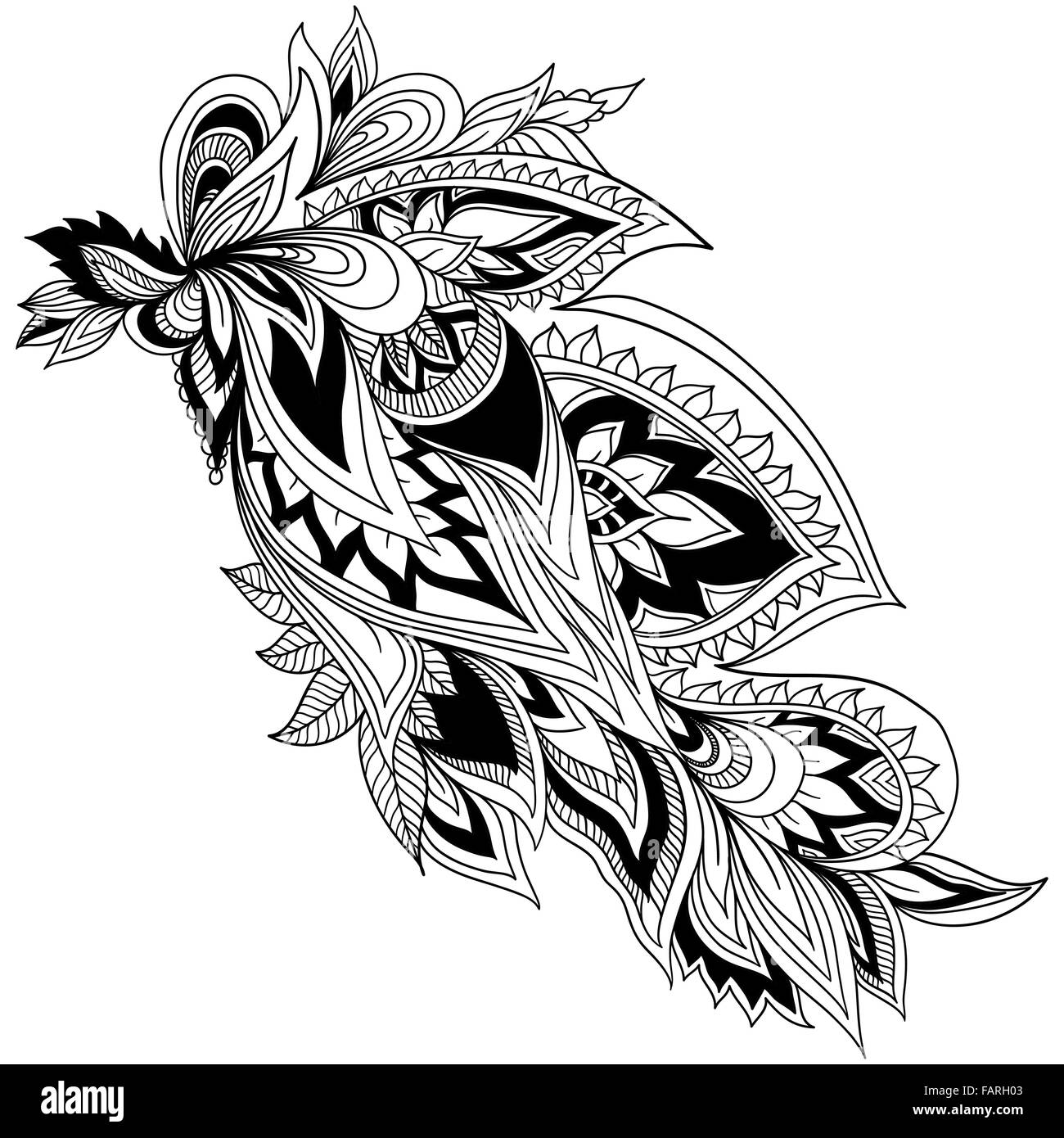 Intricate Flower Drawings