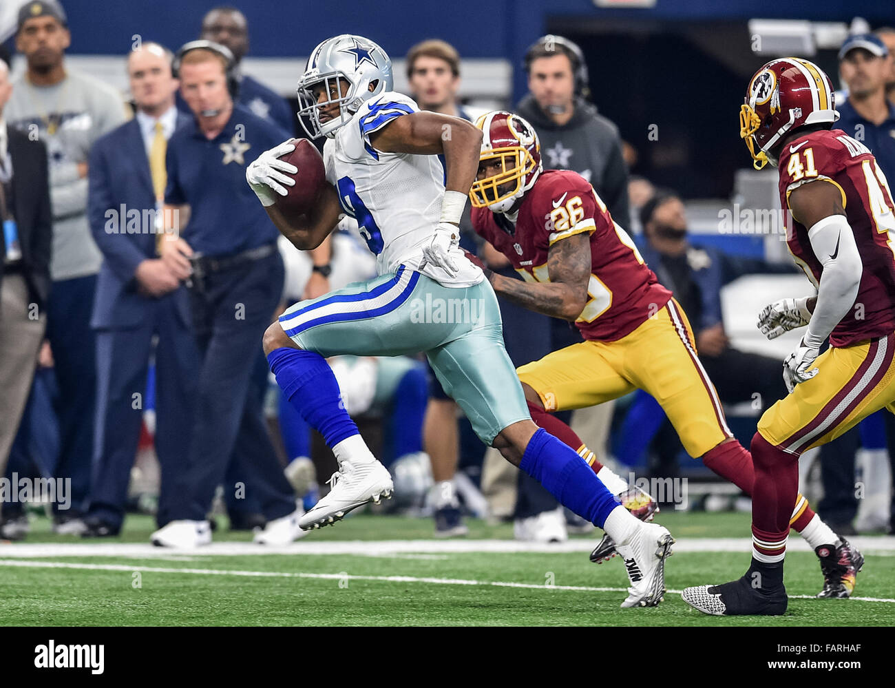 January 3rd, 2016:.Dallas Cowboys wide receiver Brice Butler (19 ...
