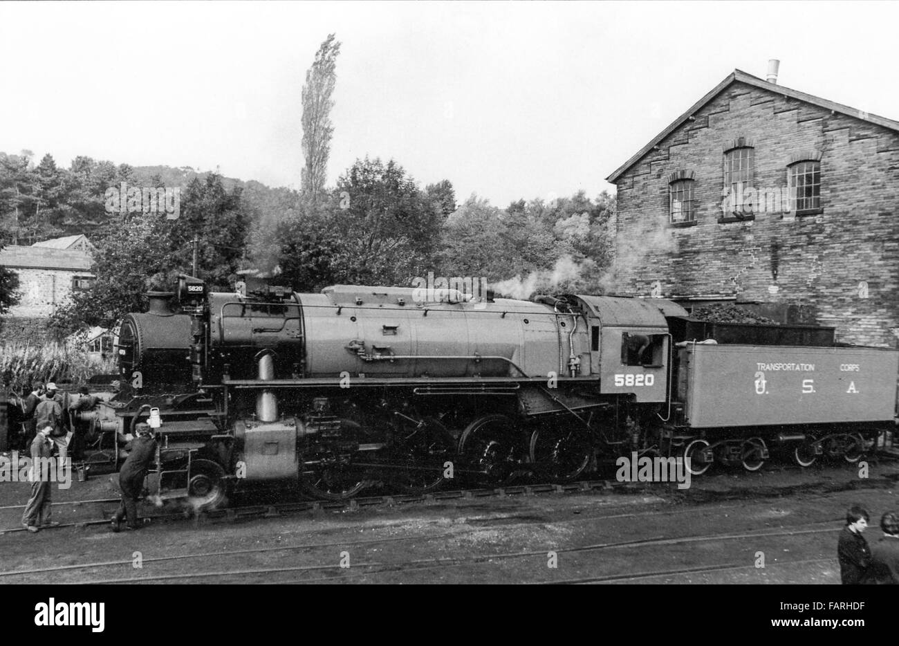 Usa train station circa Black and White Stock Photos & Images - Alamy