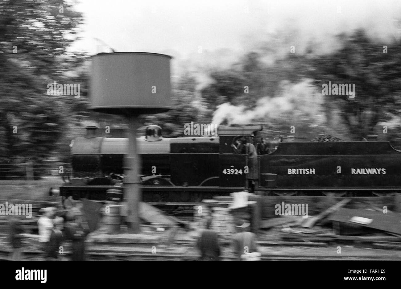 Haworth yorkshire steam Black and White Stock Photos & Images - Alamy