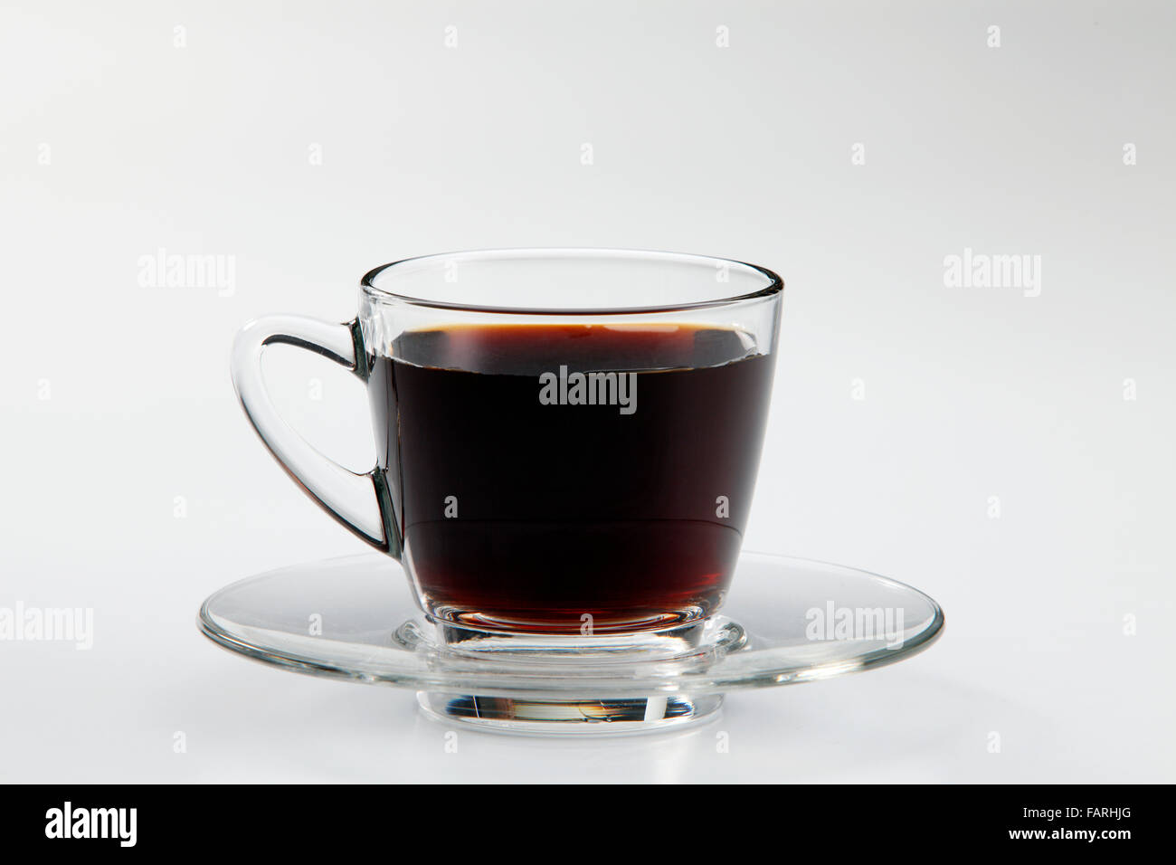 a cup of coffee on the plain background Stock Photo - Alamy