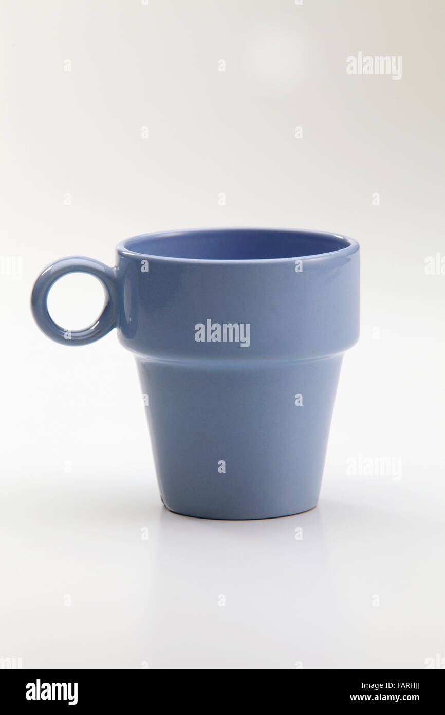 stock image of blue color mug Stock Photo - Alamy