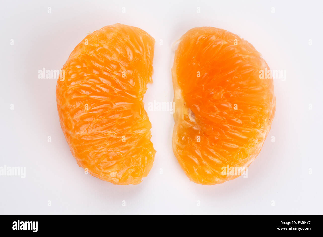 close up of the peeled mandarin orange segment Stock Photo - Alamy