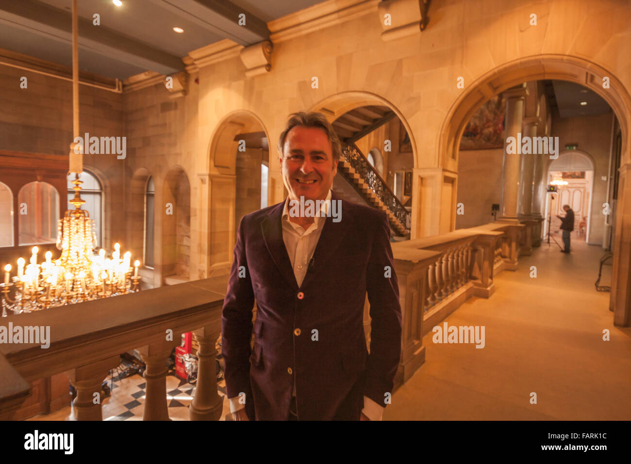 Paul martin presenter television flog show in hi-res stock photography ...