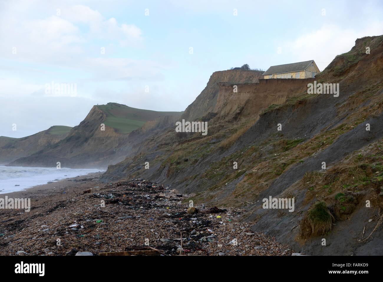 Broadchurch chalet, Briar Cliff beach hut, used as key location of TV ...