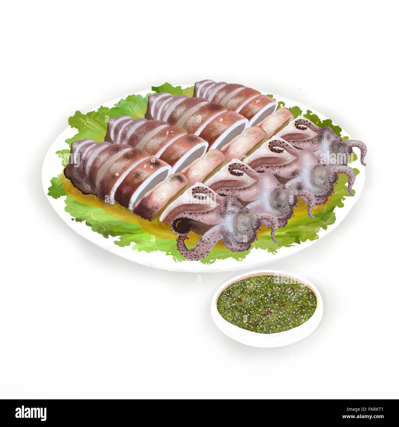 Barbequed squid or Squid Roast at Thailand street market Stock Photo ...