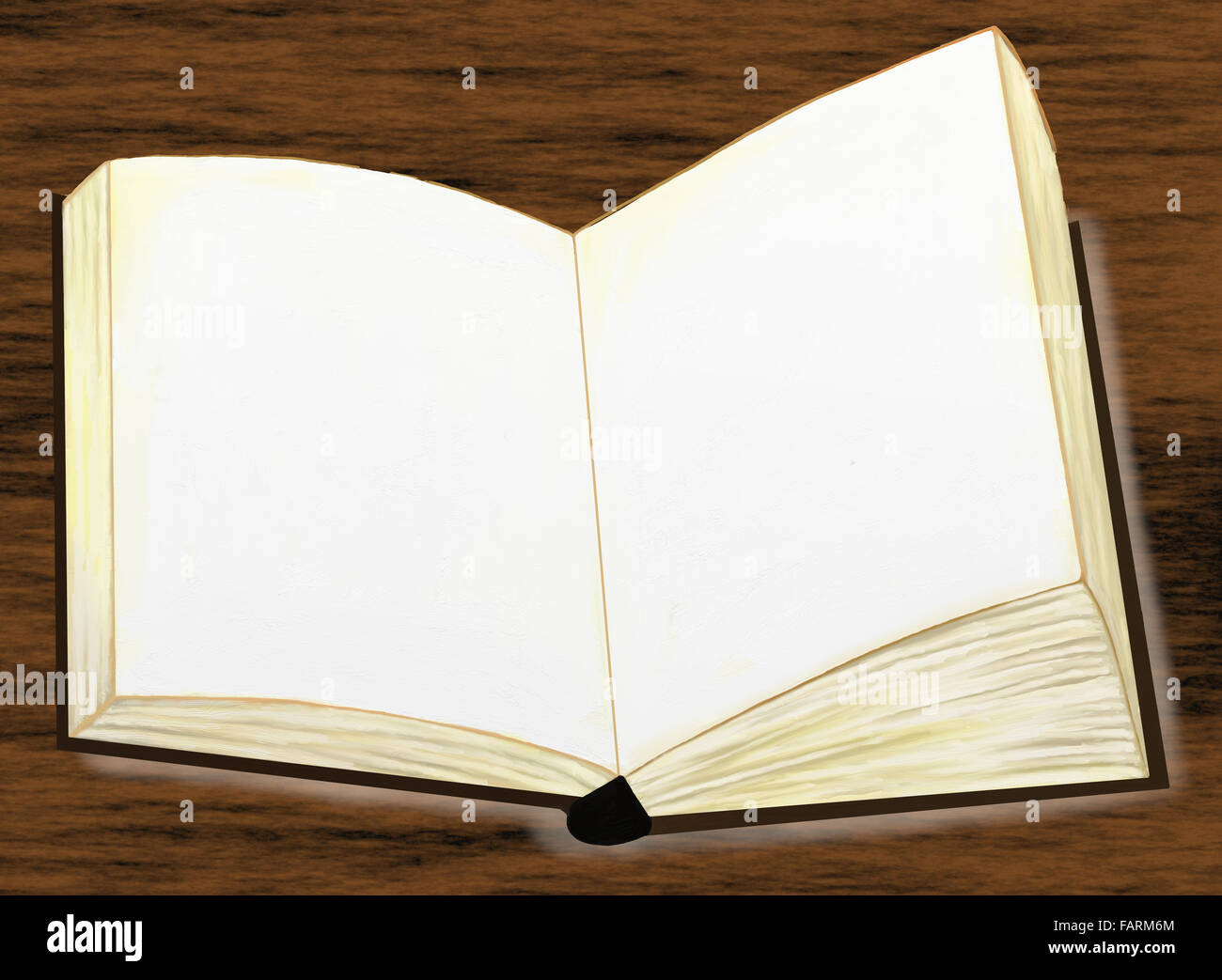 Cartoon open book pages hi-res stock photography and images - Alamy