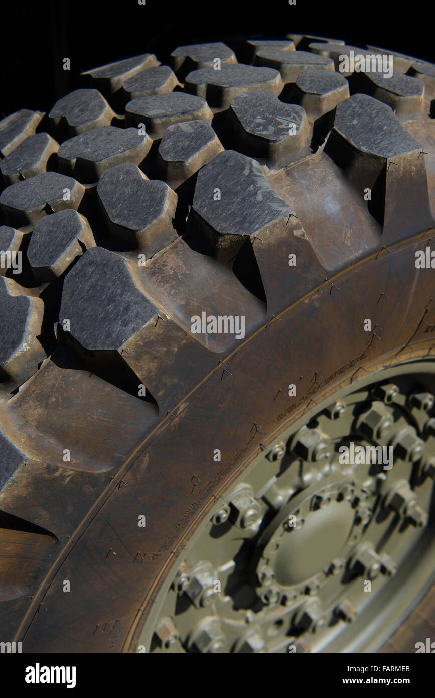 Heavy transport wheel Stock Photo - Alamy