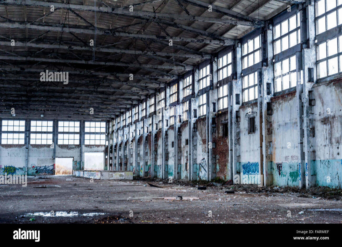 old destroyed factory Stock Photo - Alamy