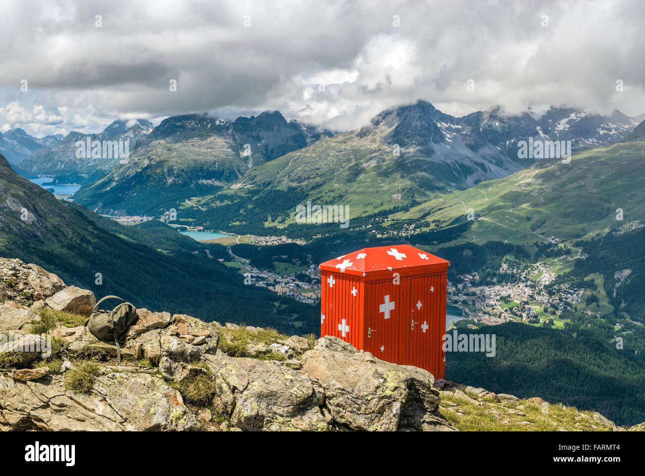 Colours of the swiss flag High Resolution Stock Photography and Images ...