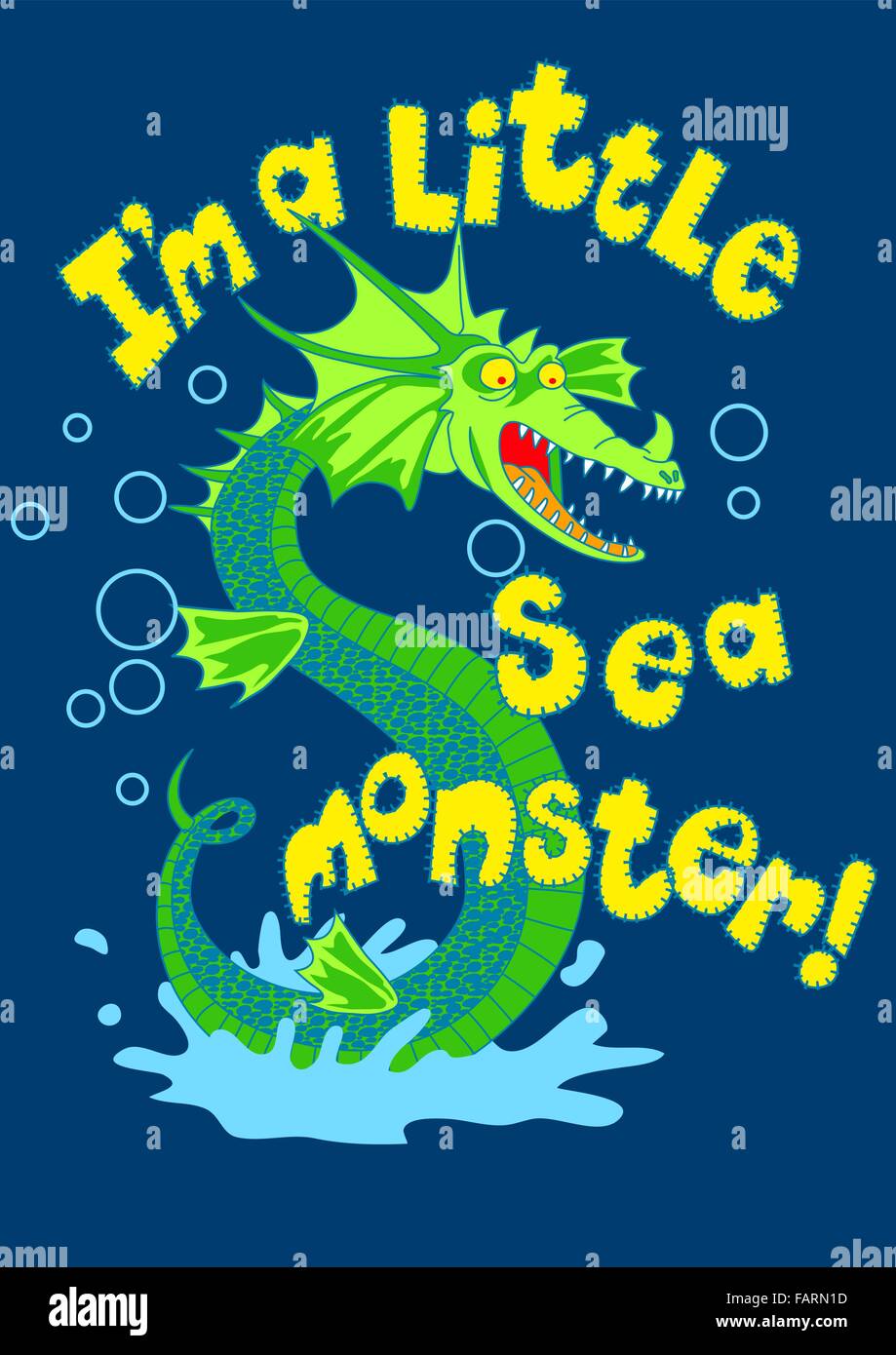 Sea monster Stock Vector Images - Alamy