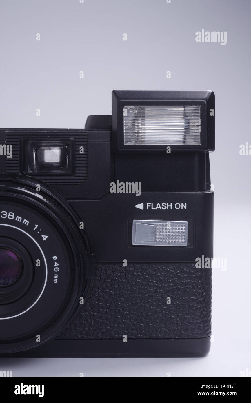 old fashion of point and shot camera Stock Photo - Alamy