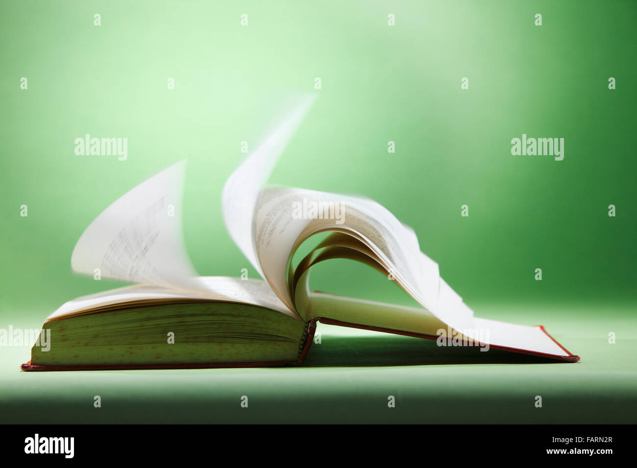 stock image of the open book Stock Photo - Alamy
