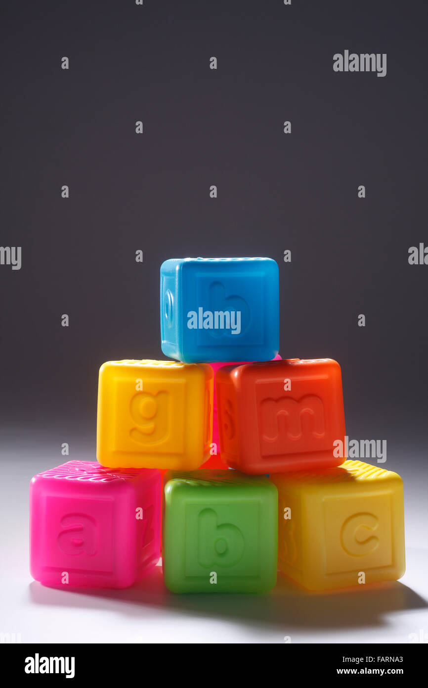 Child Playing Abc Blocks High Resolution Stock Photography and Images ...