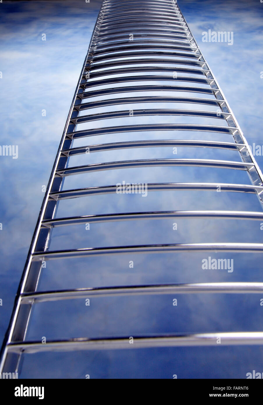 stock image of ladder in the sky Stock Photo - Alamy