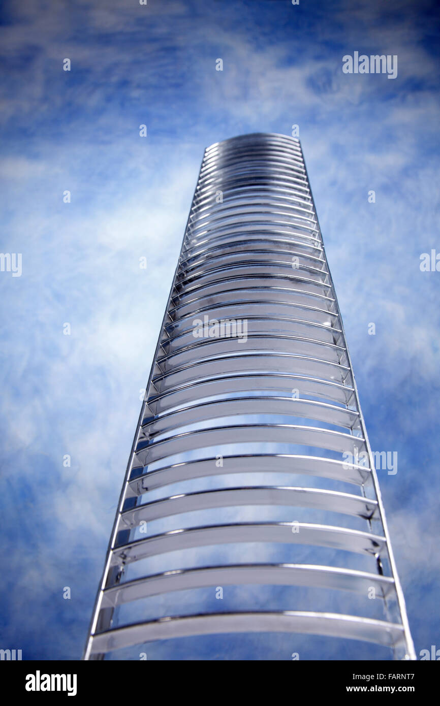 stock image of ladder in the sky Stock Photo - Alamy