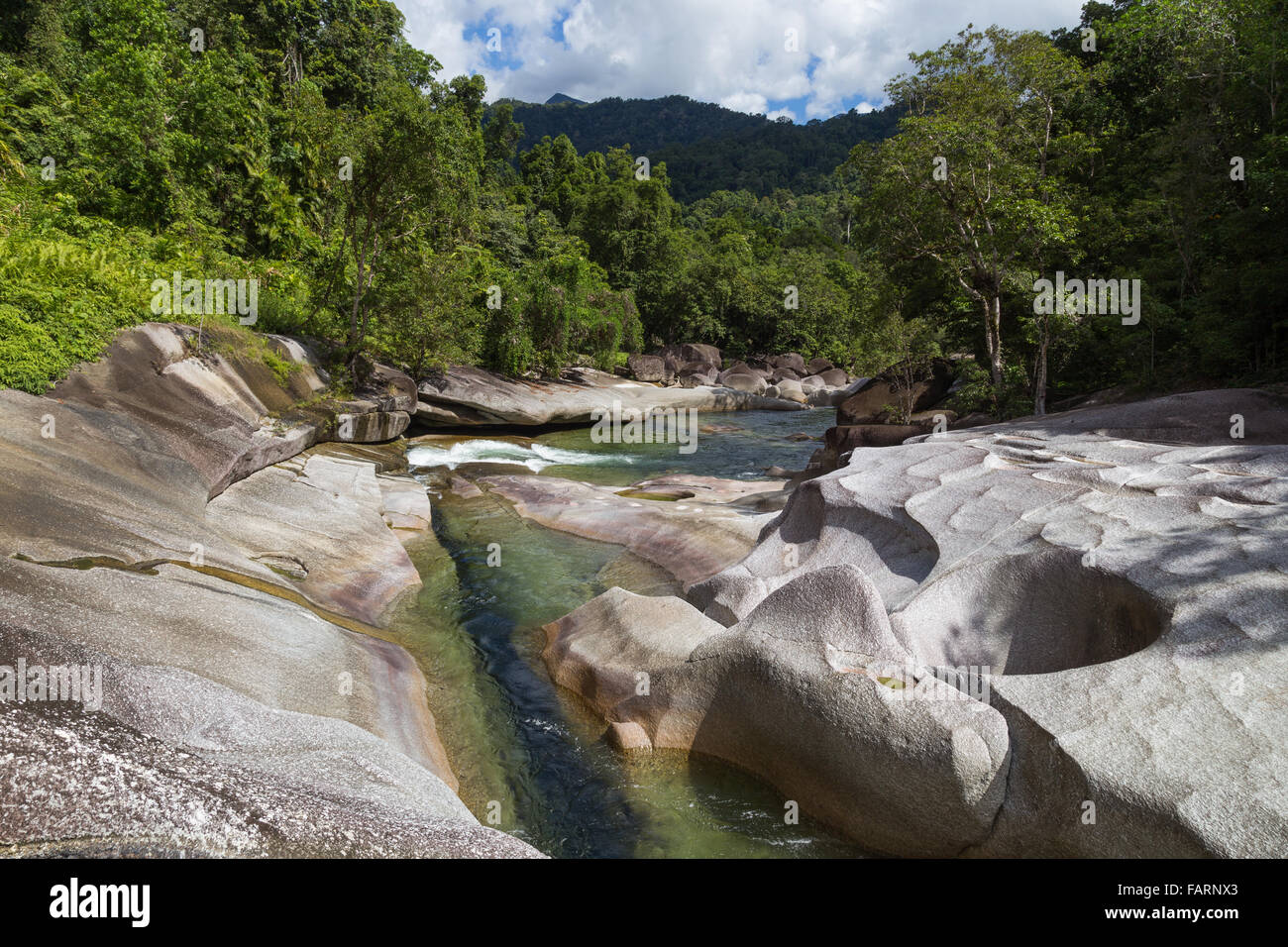 Photograph of the Babinda boulders in Queensland, Australia Stock Photo ...