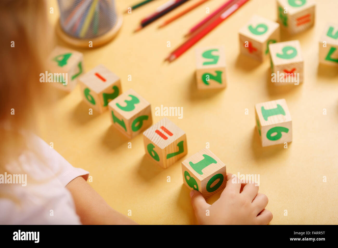 Kid math art hi-res stock photography and images - Alamy
