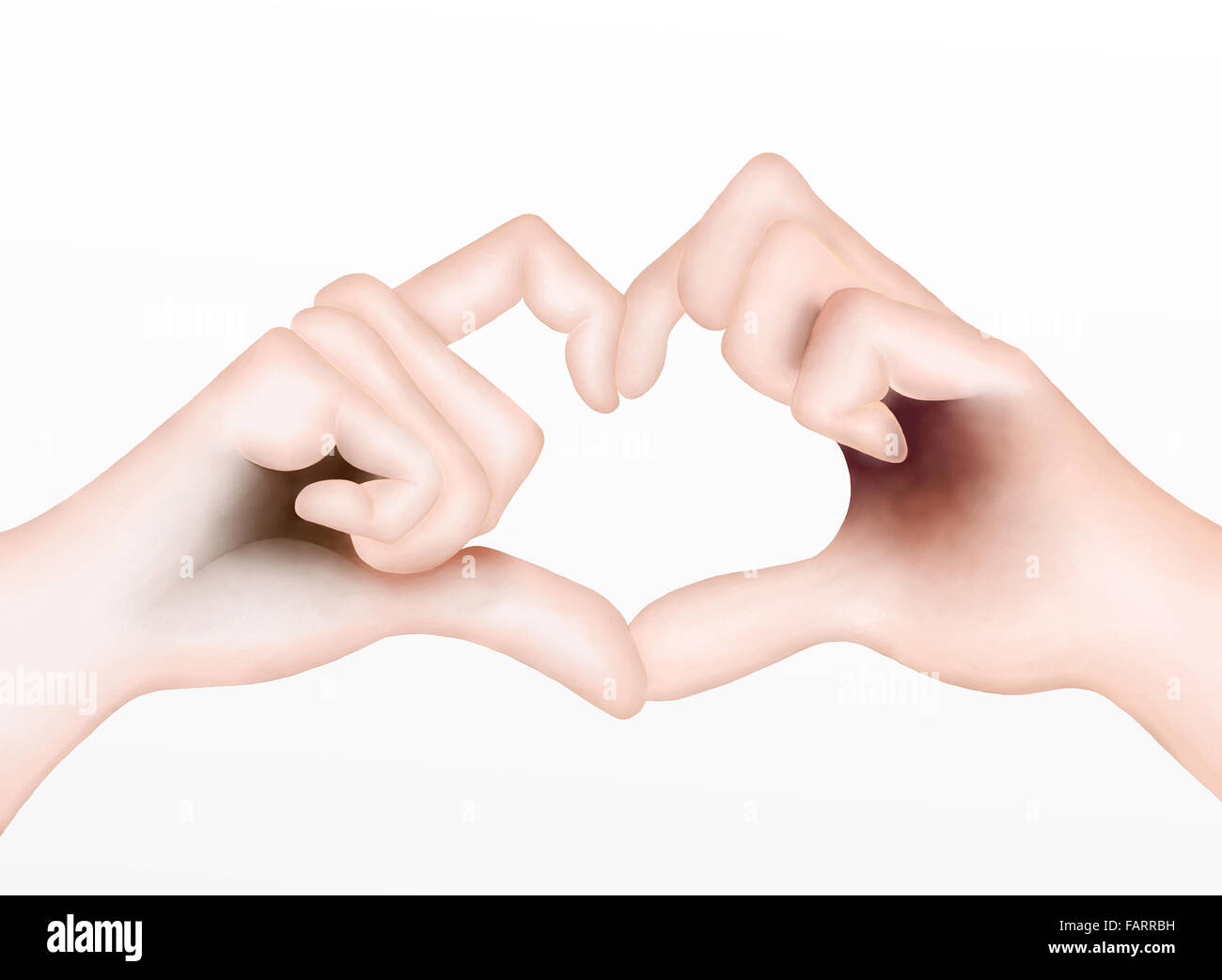 Hand love signals hi-res stock photography and images - Alamy