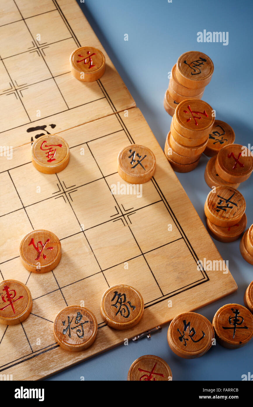 stock image of the chinese chess Stock Photo - Alamy