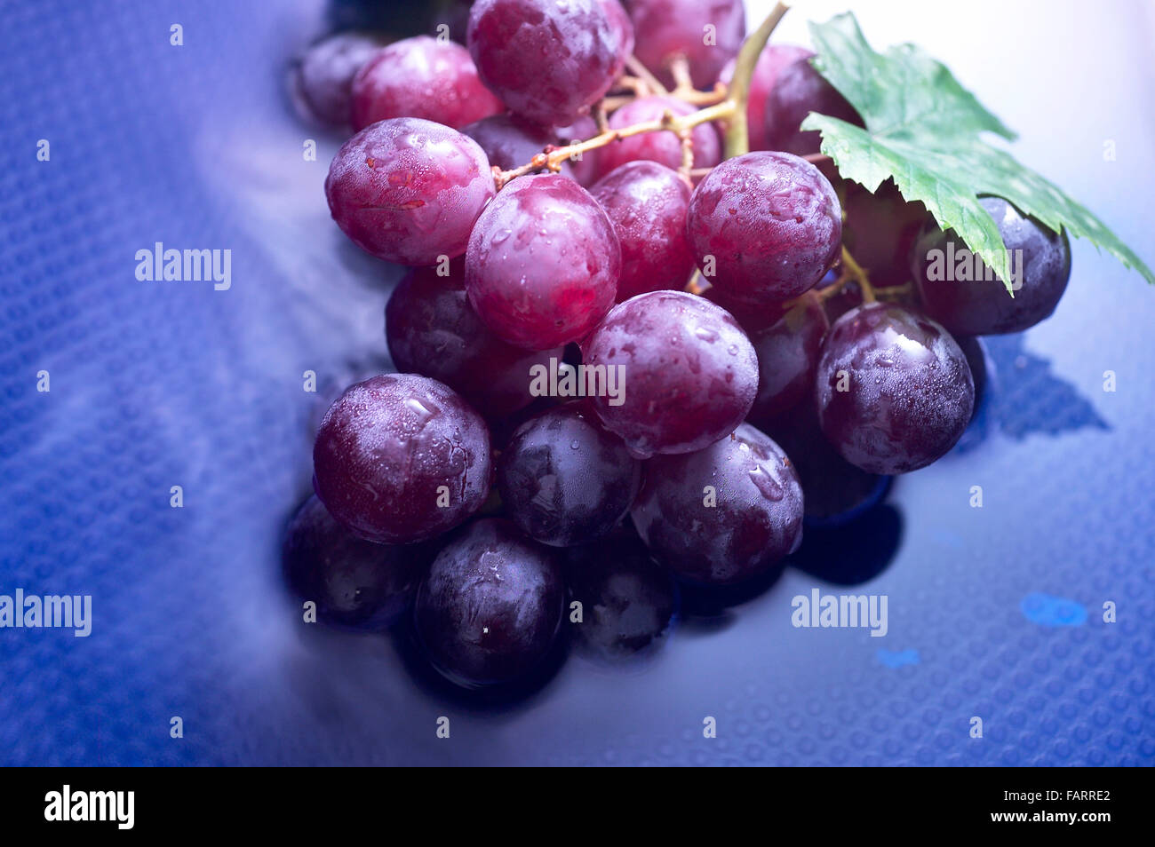 stock image of the grape in the water Stock Photo - Alamy