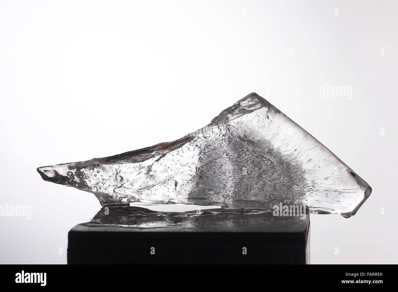 stock image of the ice texture and shape Stock Photo - Alamy